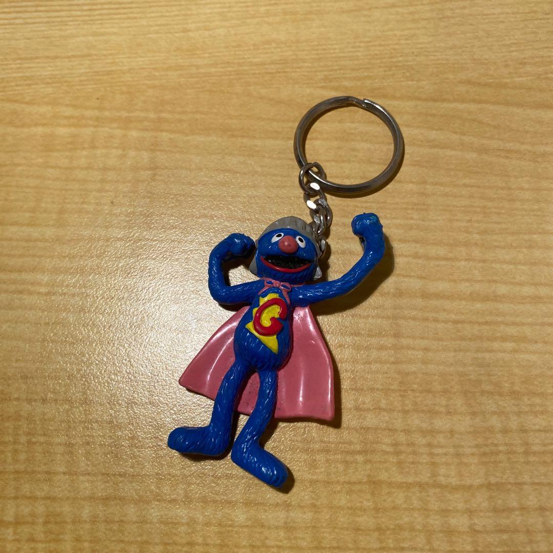 Vintage Super Grover Keychain Sesame Street, Hobbies & Toys, Toys ...