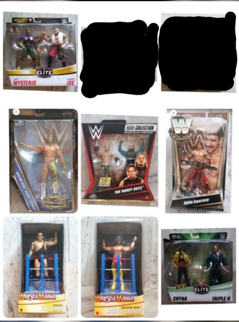 WWE Basic Elite Joe Mysterio Steve Austin Lawler Booker Samoans Savage ...