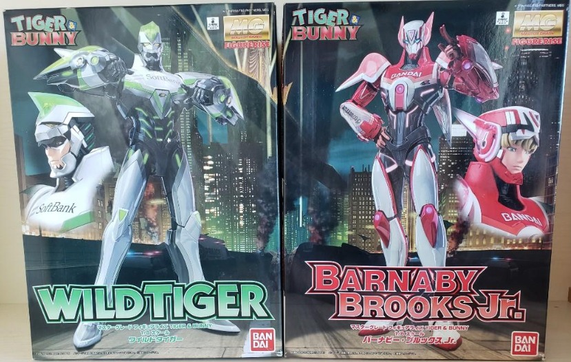全新未砌 Bandai 模型 MG 1/8 Tiger & Bunny Wild tiger Barnaby Brooks JR set, 興趣及遊戲, 玩具 & 遊戲類 - Carousell