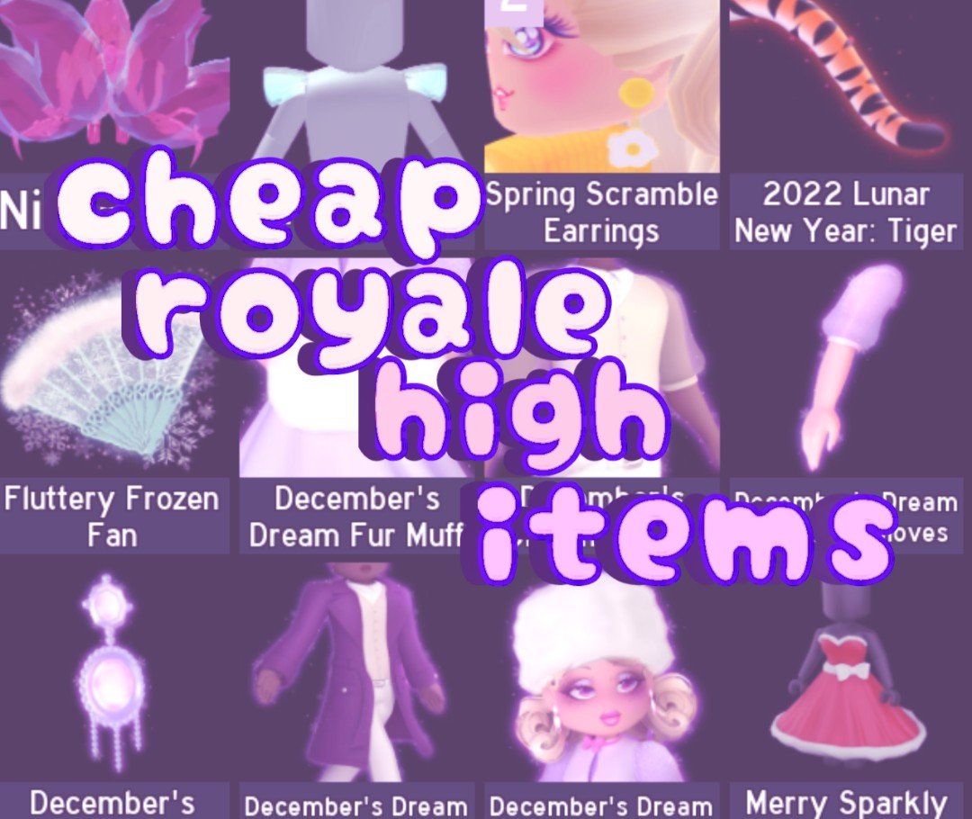 !! CHEAP ROYALE HIGH ITEMS !!, Video Gaming, Gaming Accessories, In ...