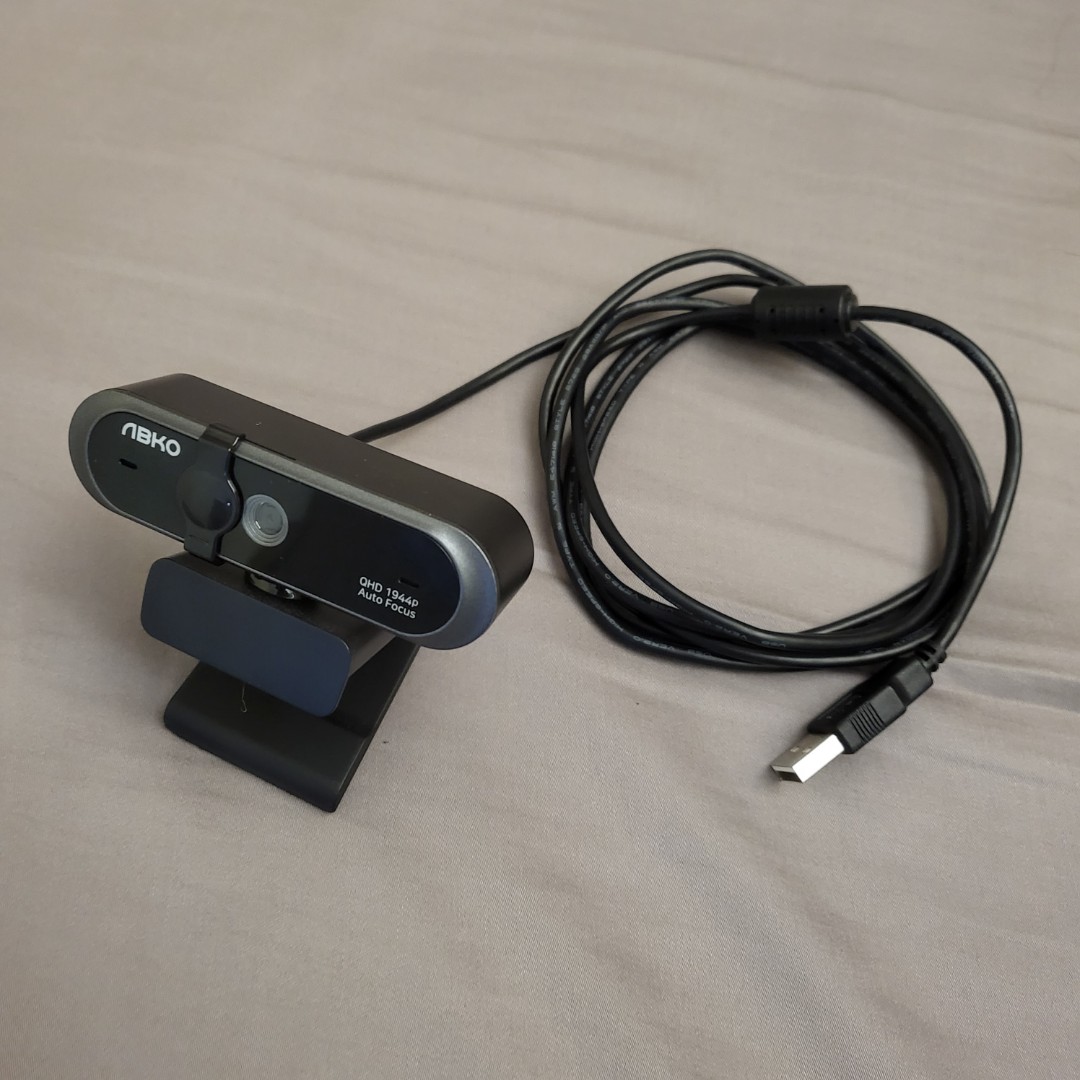 ABKO 1944p QHD USB Webcam APC930U (Black), Computers & Tech, Parts & Accessories, Webcams on ...