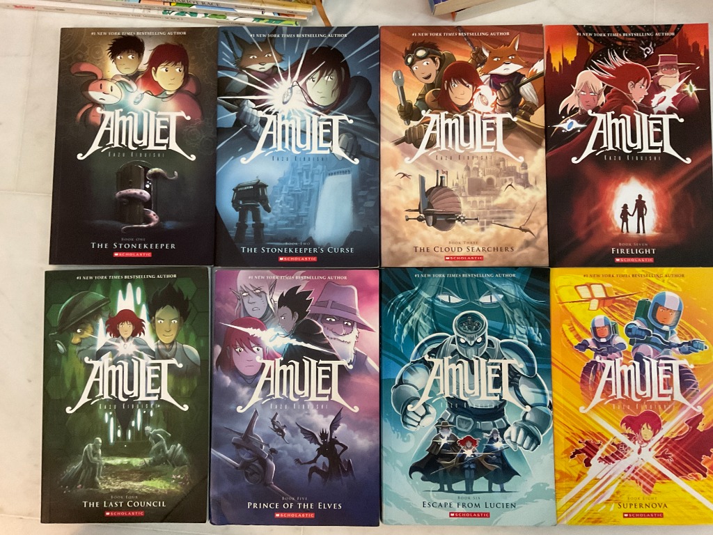 Amulet Graphic Novel Series (Vol 1-8), Hobbies & Toys, Books ...
