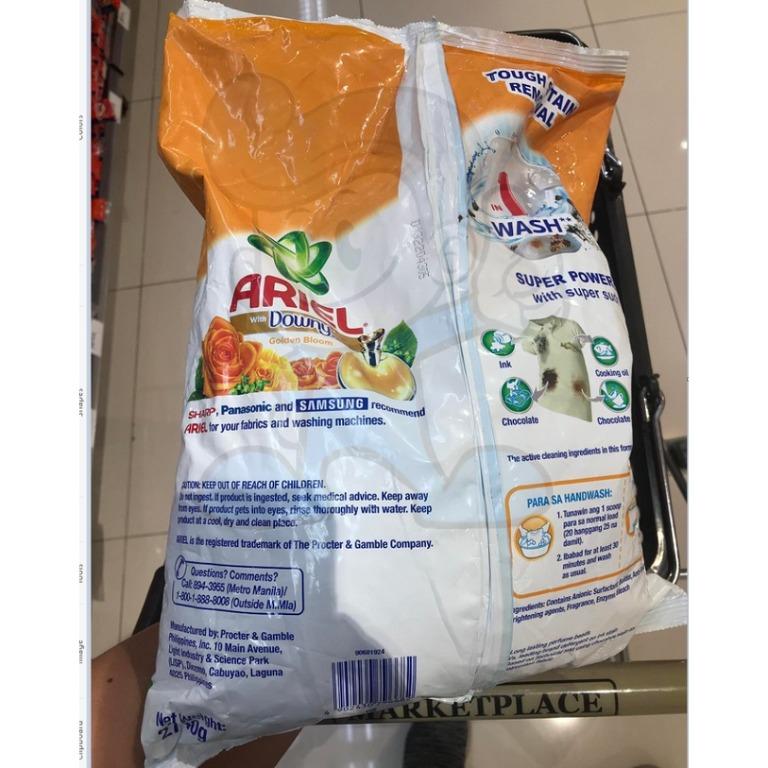 Ariel Detergent Powder with Downy Garden Bloom, 2740g, Furniture & Home ...