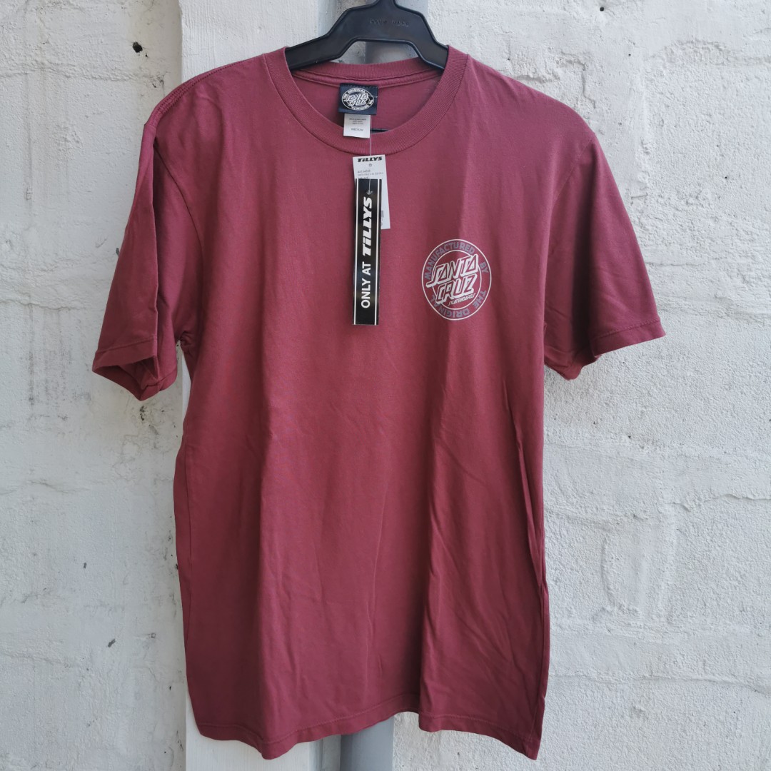 Authentic Santa Cruz Skateboards Shirt (Tillys Exclusive), Men's ...