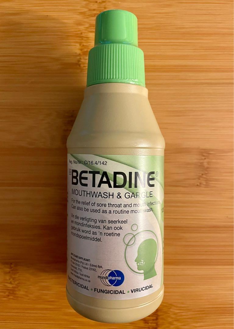 Betadine Gargle and Mouthwash - 125ml, Beauty & Personal Care, Oral ...