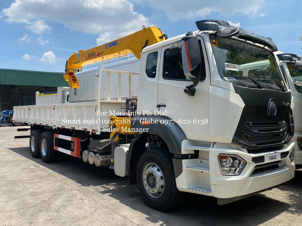 Boom truck 10 tons 380hp 10 wheeler Euro 4, Special Vehicles, Heavy ...