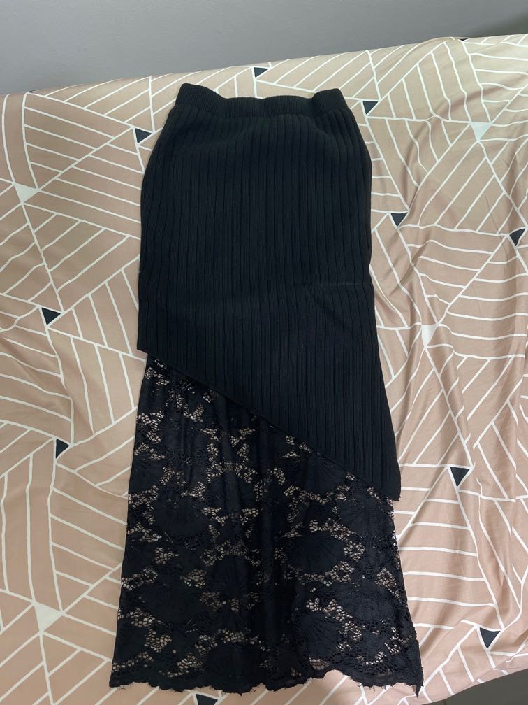 Brand new two ways lace skirt, Women's Fashion, Bottoms, Skirts on ...