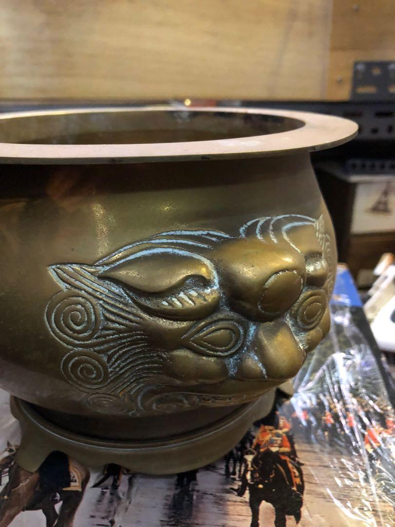 Buddlesh prayer pot made in copper, Everything Else on Carousell