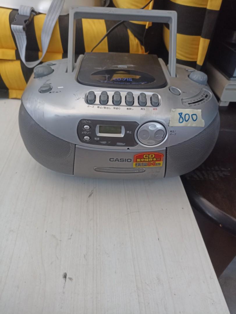 Casio mini boombox, Audio, Portable Audio Accessories on Carousell