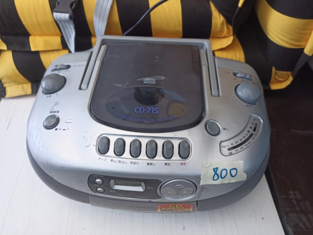 Casio mini boombox, Audio, Portable Audio Accessories on Carousell