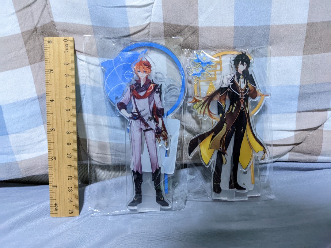 Childe and Zhongli Fan-made Standee 15cm, Hobbies & Toys, Toys & Games ...