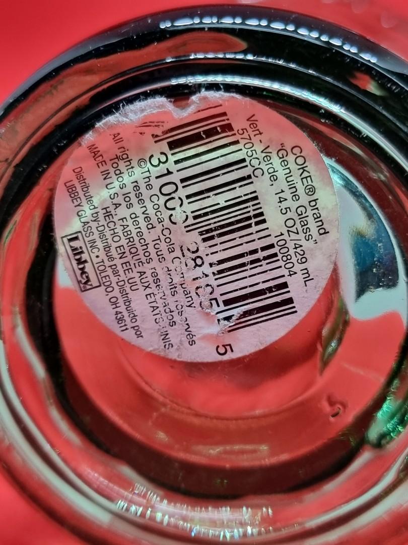 Coca Cola " Genuine Glass" Libbey 429ml, Furniture & Home Living, Kitchenware & Tableware ...