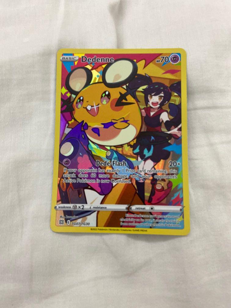 Dedenne full art pokemon card, Hobbies & Toys, Toys & Games on Carousell