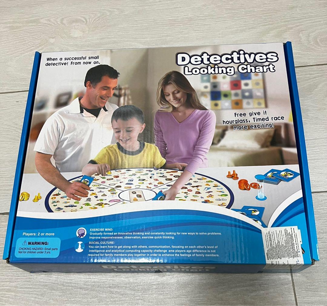 Detectives Looking Chart game, 興趣及遊戲, 玩具 & 遊戲類 - Carousell