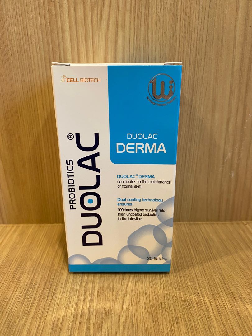 Duolac Derma (Probiotic for Skin/eczema), Health & Nutrition, Health ...