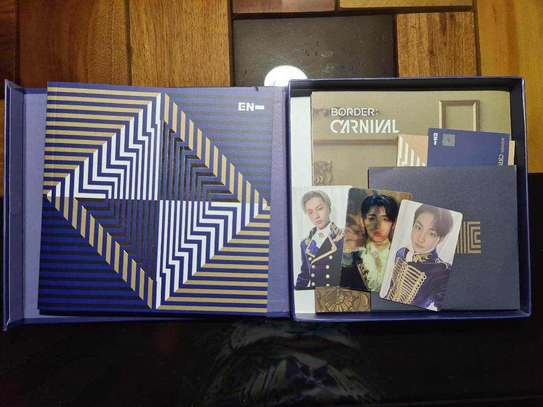 ENHYPEN Border Carnival UP version unsealed with full inclusions ...