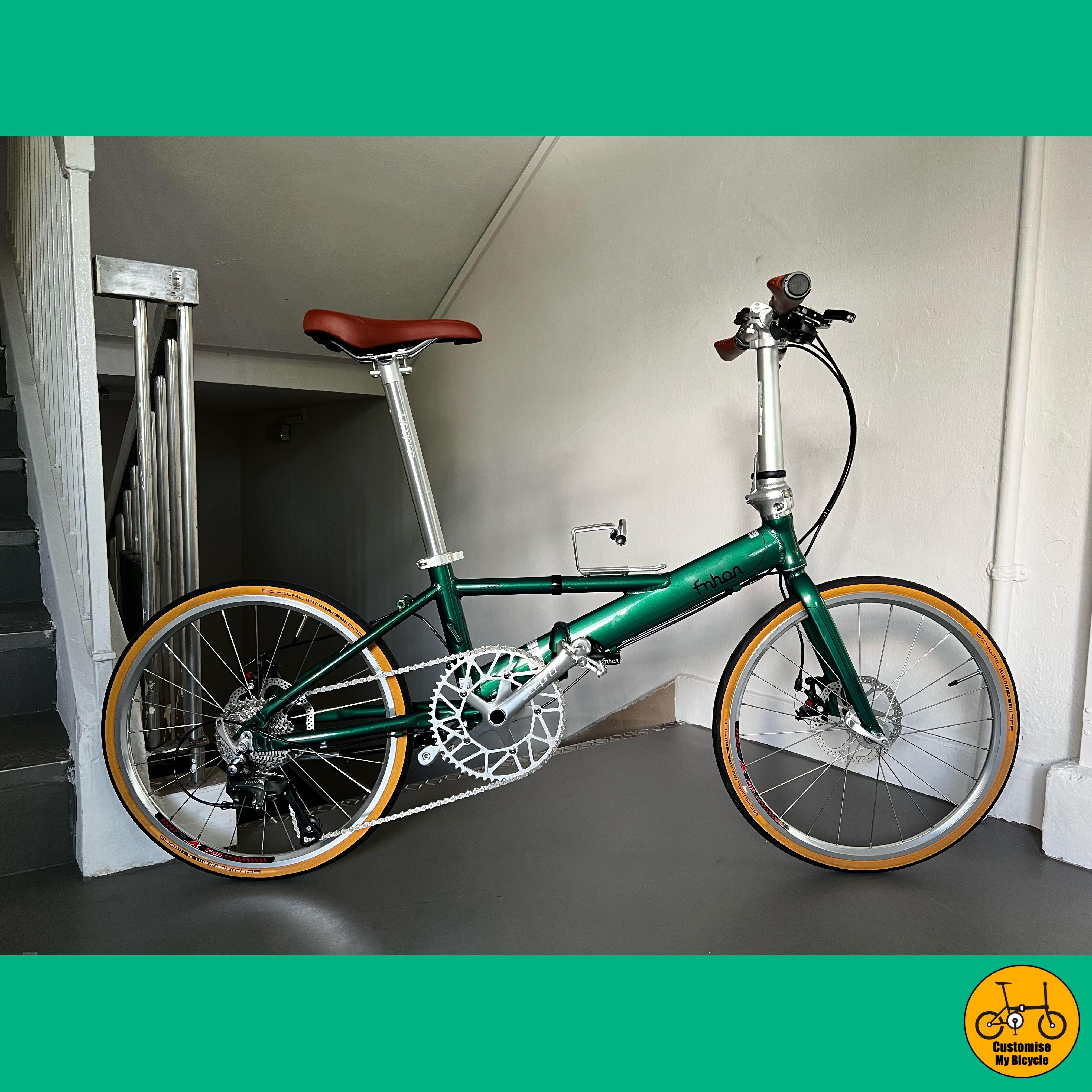 Fnhon Monsoon 22” • 10 Speeds Shimano Tiagra • Litepro Kfun • Folding ...