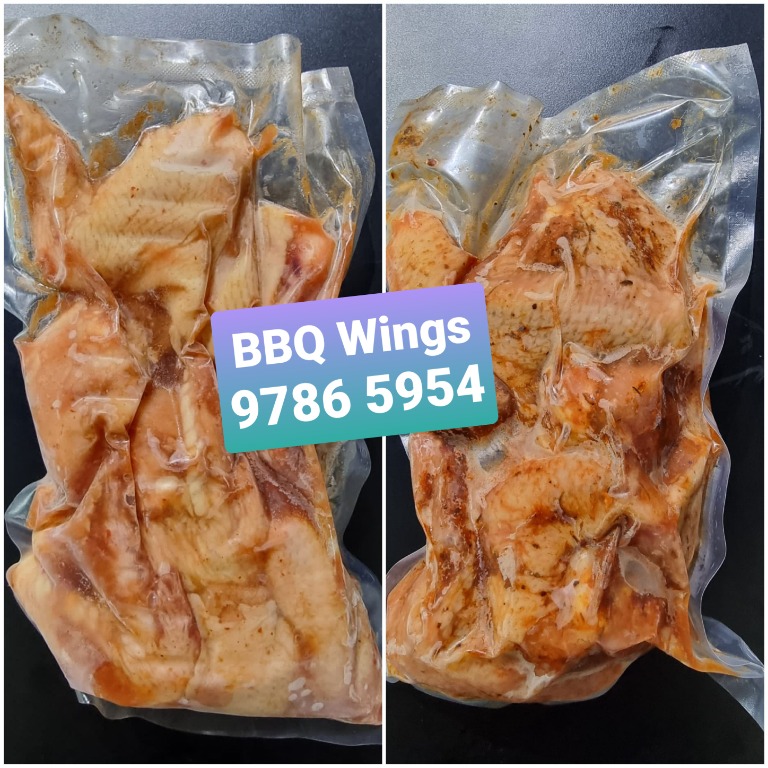 Frozen BBQ Wings, Food & Drinks, Chilled & Frozen Food on Carousell