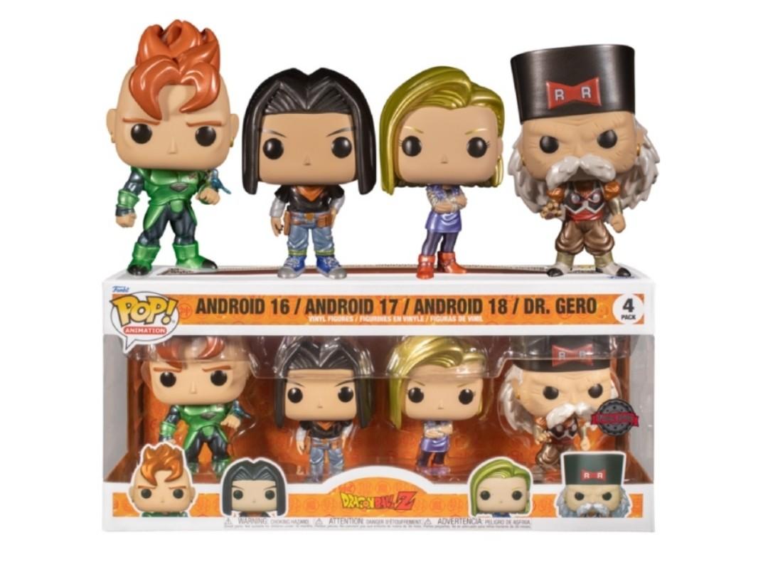 Funko Pop! Animation: Dragonball Z - Android 16, Android 17, Android 18 ...