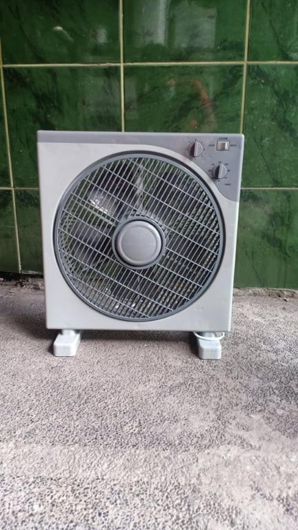 GVA Electric Fan Box Fan 30cm, Furniture & Home Living, Lighting & Fans ...