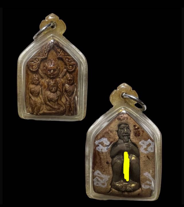 Hand Written Yant Phra Khun Paen 3 Sao pitsawat lang dood rok with hand ...