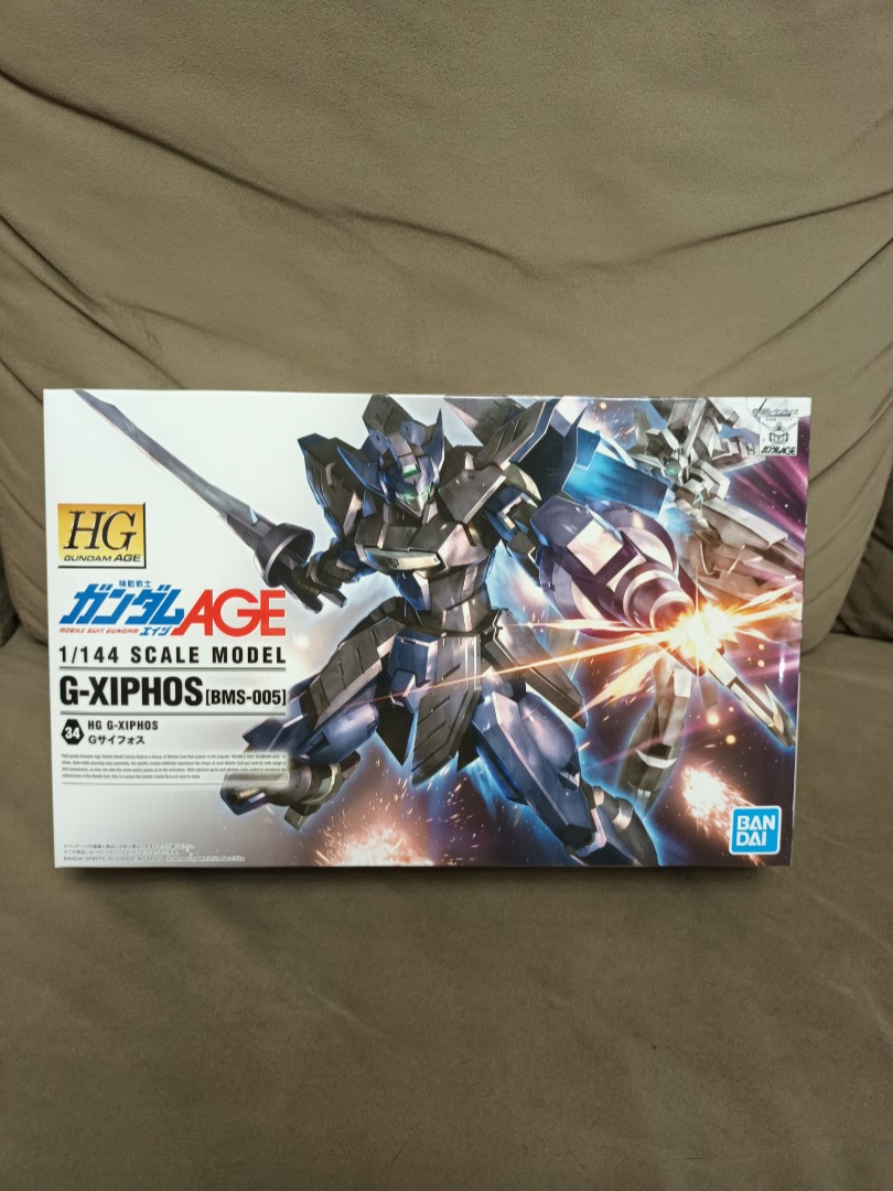 高達模型HG 1/144 GUNDAM AGE G-XIPHOS HGUC, 興趣及遊戲, 玩具 & 遊戲類 - Carousell