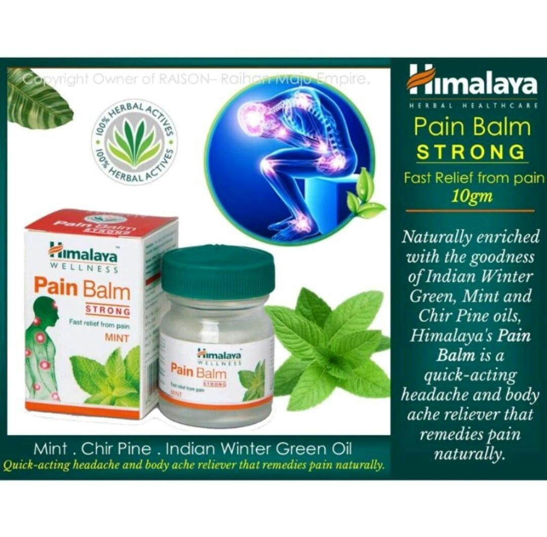 Himalaya Pain Balm Mint, Cold Balm Eucalyptus, Beauty & Personal Care ...