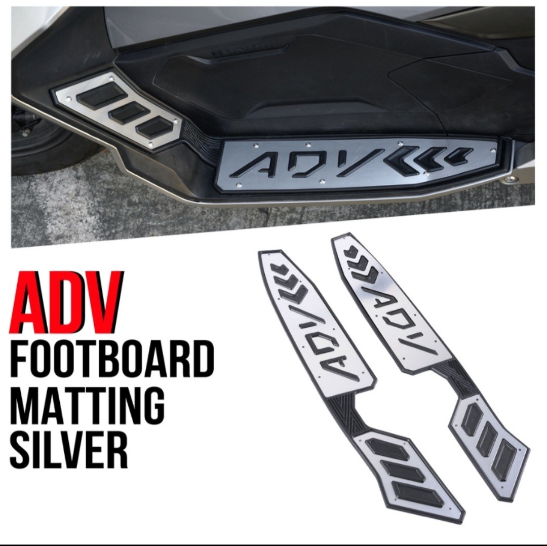 Honda ADV footboard matting silver, Motorbikes, Motorbike Parts ...
