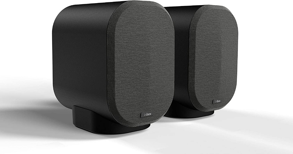 i-box Bookshelf Speakers, 40W Bluetooth Wireless Professional Studio ...