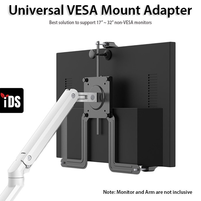 [iDS] Universal VESA Mount Adapter Kit Convert Non VESA Monitor Arm ...