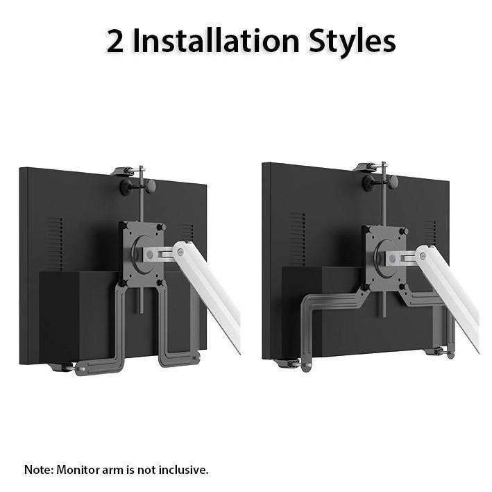 [iDS] Universal VESA Mount Adapter Kit Convert Non VESA Monitor Arm ...