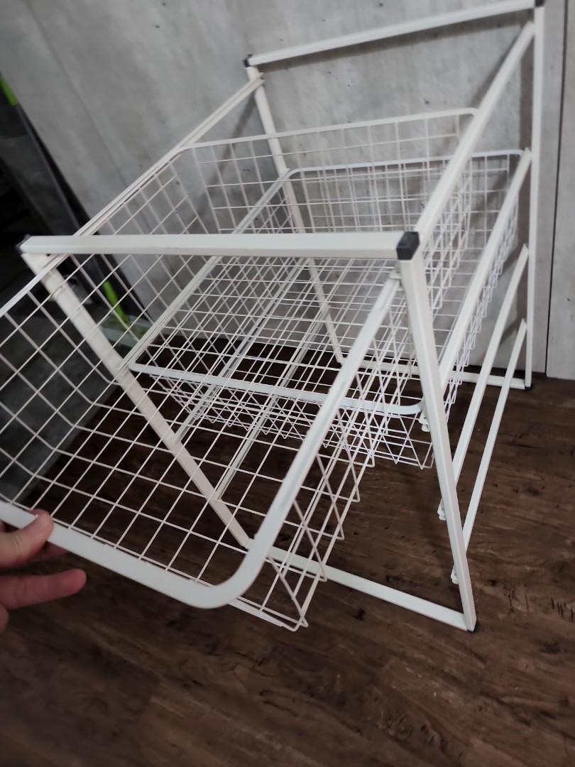 Ikea wire rack shelving, Furniture & Home Living, Furniture, Shelves ...