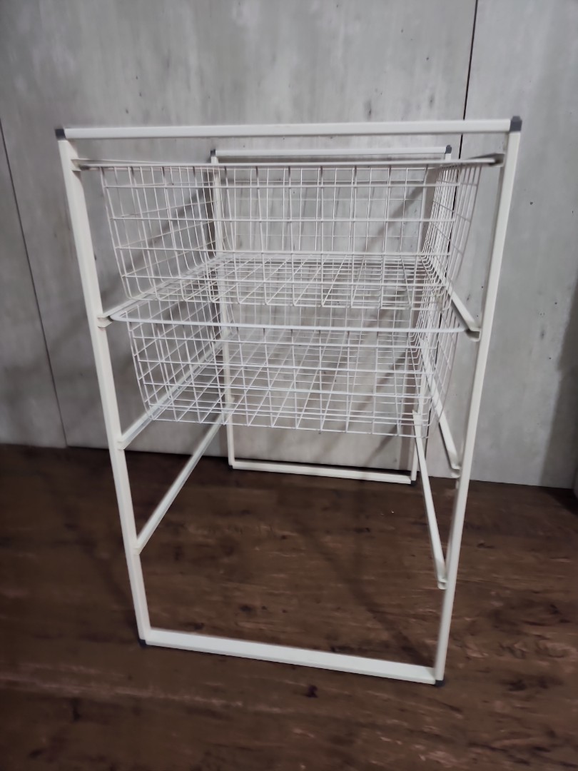 Ikea wire rack shelving, Furniture & Home Living, Furniture, Shelves ...