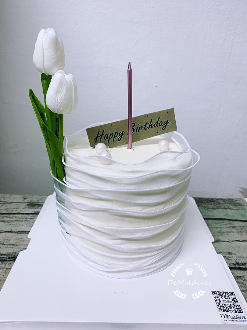 Ins birthday Cake, Food & Drinks, Homemade Bakes on Carousell