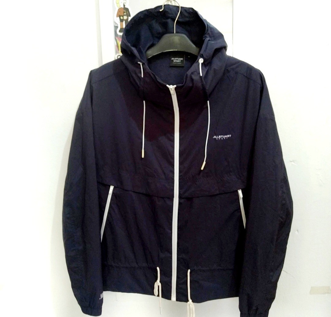 JAKET ORIGINAL SECOND PARASUT JILLSTUART UNISEX, Fesyen Pria, Pakaian ...