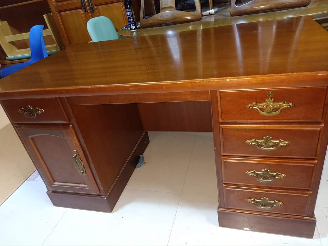JAPAN OFFICE TABLE. SOLID HARDWOOD., Furniture & Home Living, Furniture ...
