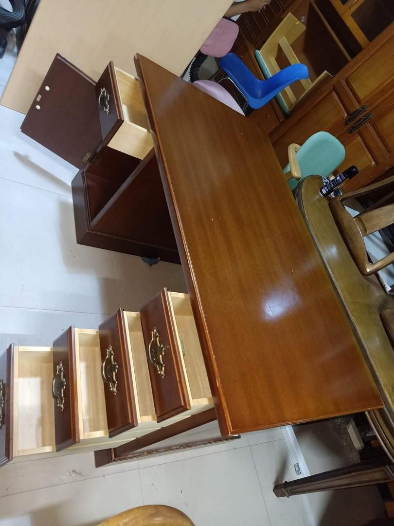 JAPAN OFFICE TABLE. SOLID HARDWOOD., Furniture & Home Living, Furniture ...