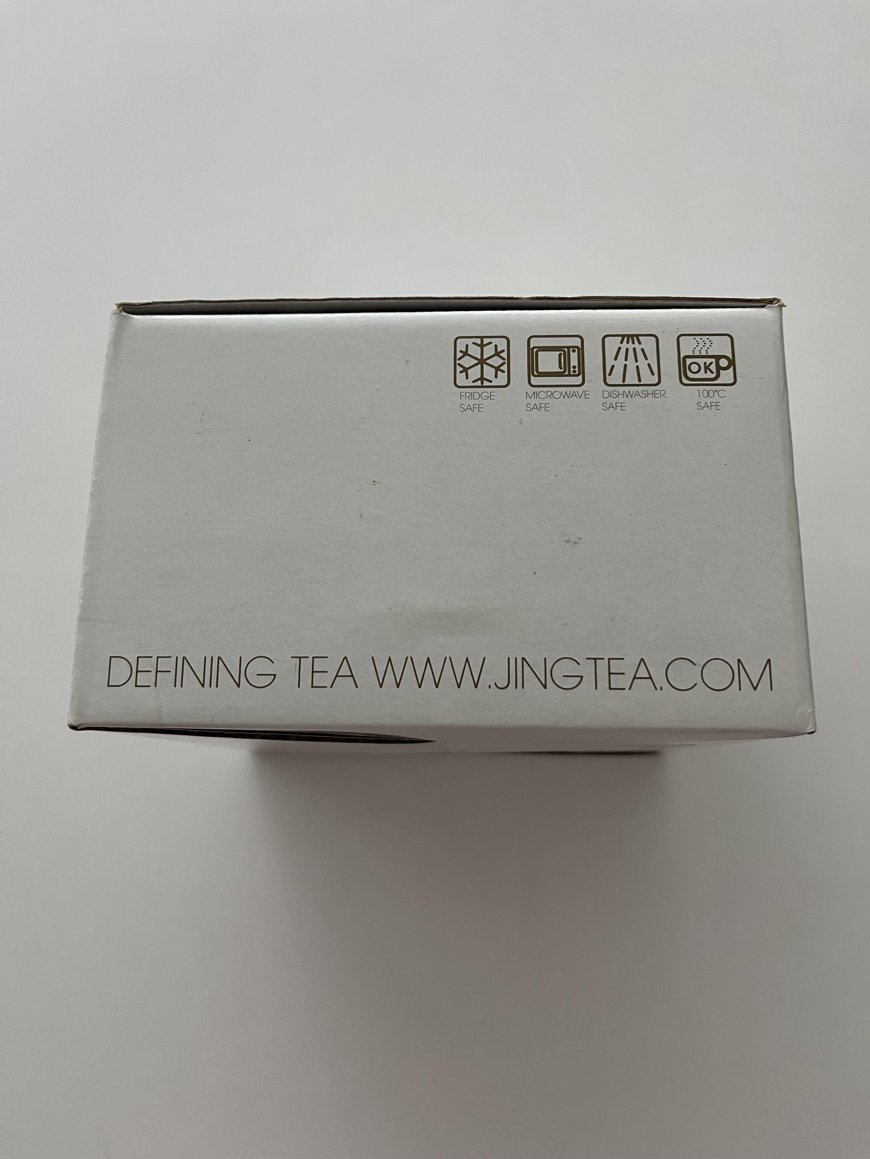 JING Glass Tea Cup and Saucer, Furniture & Home Living, Kitchenware ...