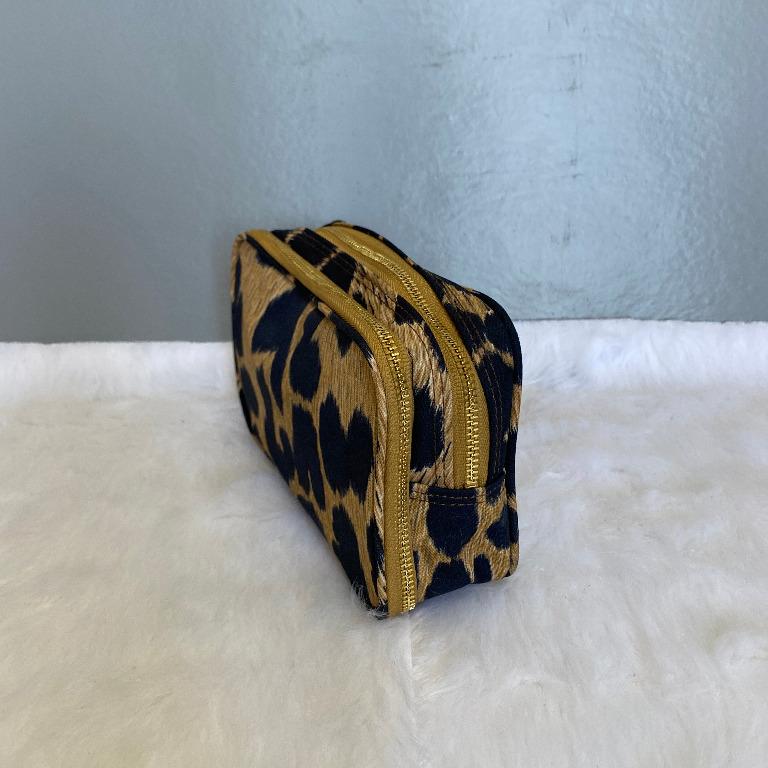 Junko Shimada Brown Animal Print Clutch Bag, Women's Fashion, Bags ...