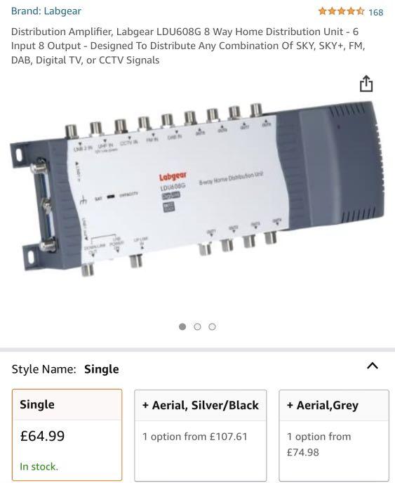 Labgear 4.5 out of 5 stars168 Reviews Distribution Amplifier, Labgear ...