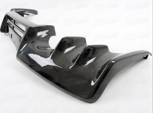 Lancer Evolution X 10 Authentic Carbon Fibre Bumper / Rear Diffuser ...