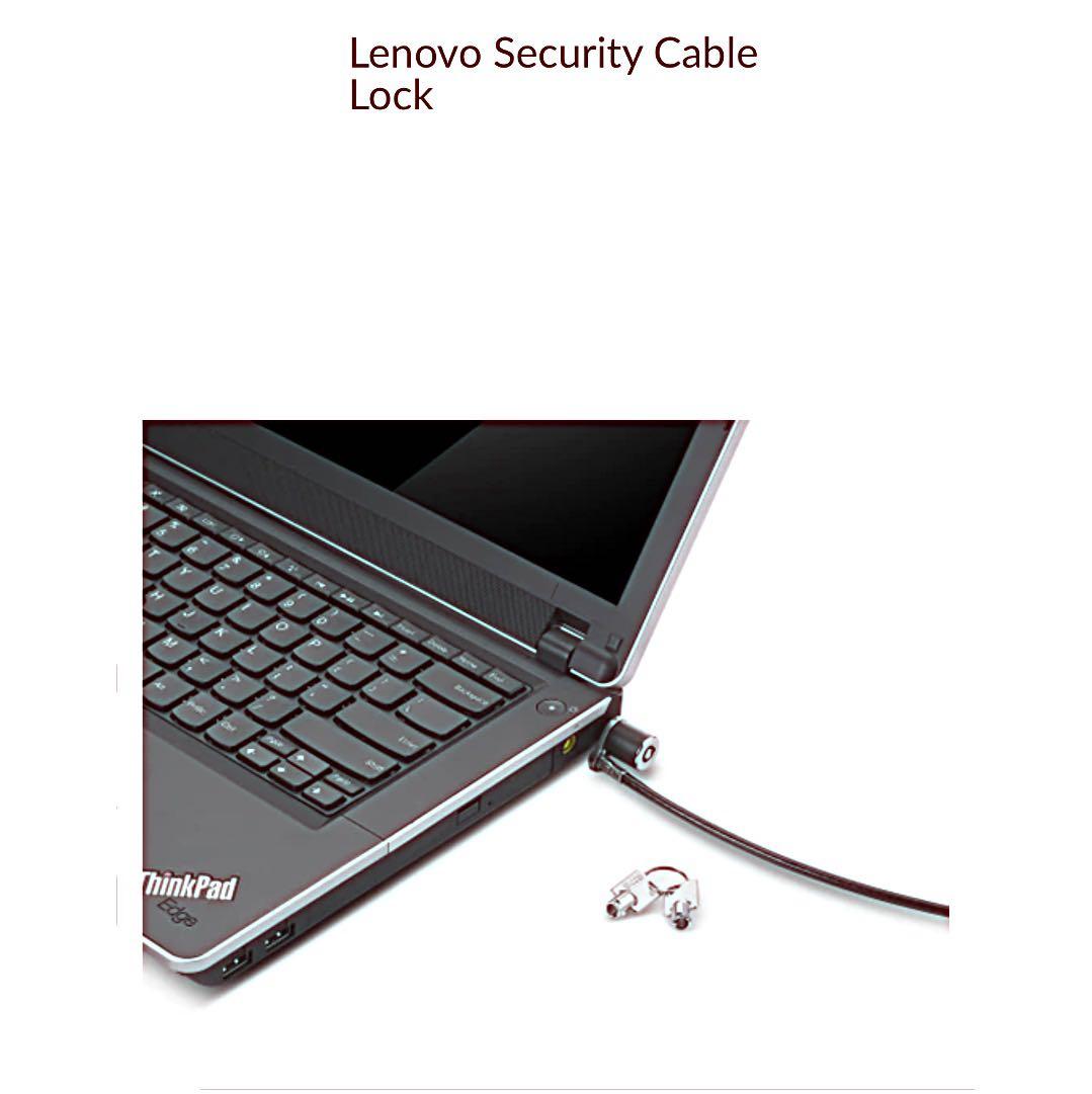 Lenovo Security Cable Lock, Computers & Tech, Parts & Accessories ...