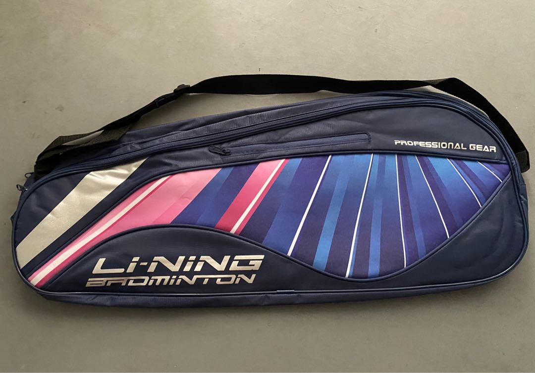 Li-Ning Badminton Racket Bag, Sports Equipment, Sports & Games, Racket ...