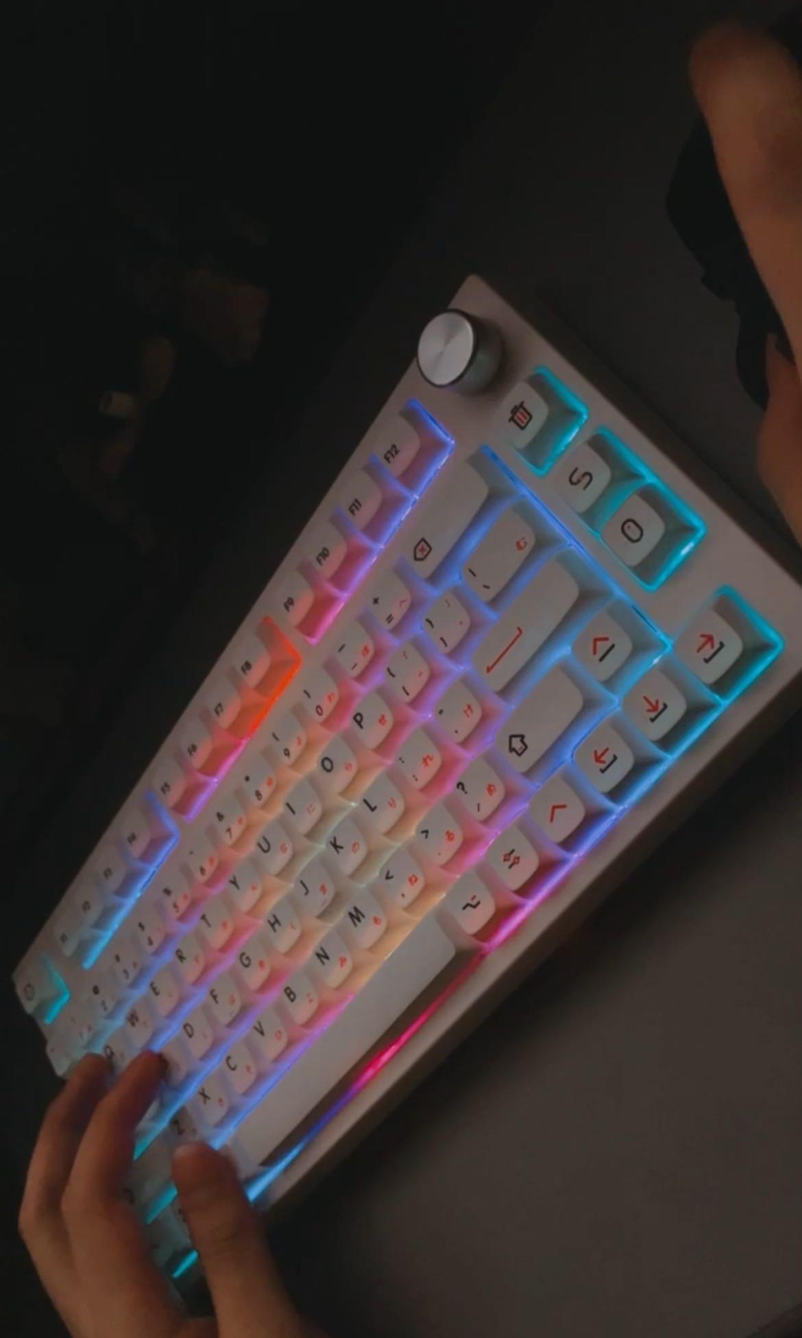 Lychee G80 Hot Swap Tri-Mode Mechanical Custom Keyboard NJ80 ... Lychee G80 Hot Swap Tri-Mode Mechanical Custom Keyboard NJ80 ...