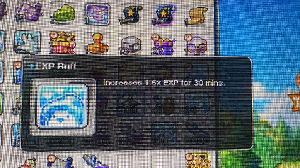 MapleStory EXP Mush Buff, Video Gaming, Gaming Accessories, In-Game ...