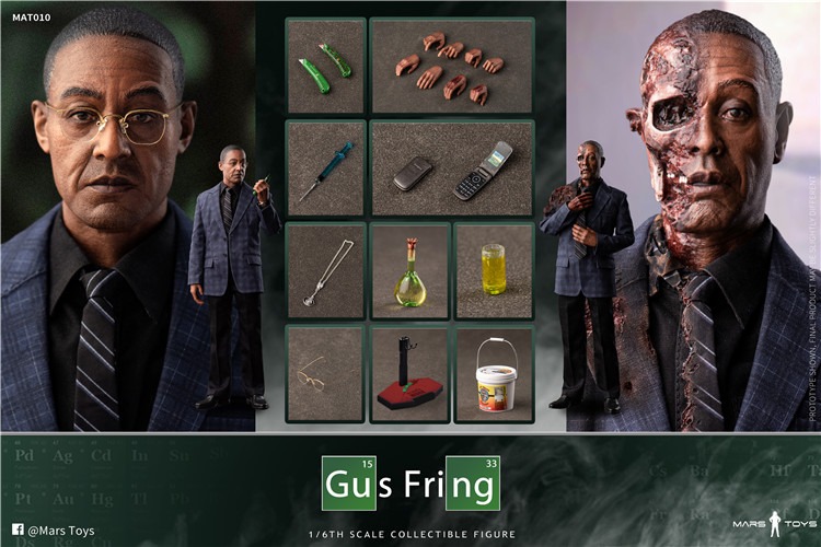 Mars Toys MAT010 Breaking Bad The Chicken Man Gus Fring 1/6 Action ...