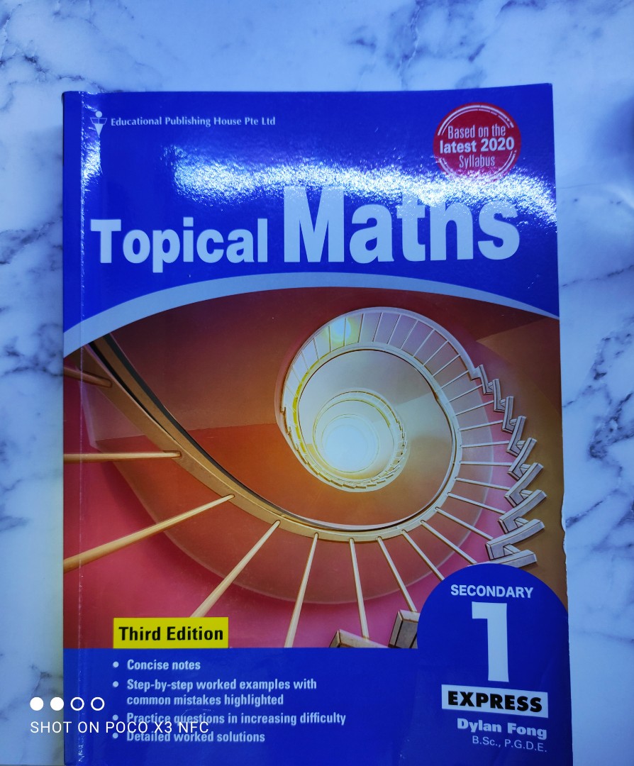 Math Secondary 1 Assessment Book, Hobbies & Toys, Books & Magazines ...