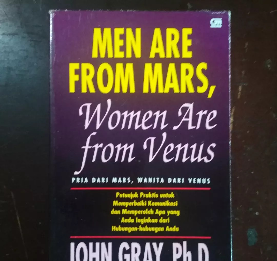 Men Are From Mars Women Are From Venus, Buku & Alat Tulis, Buku di ...