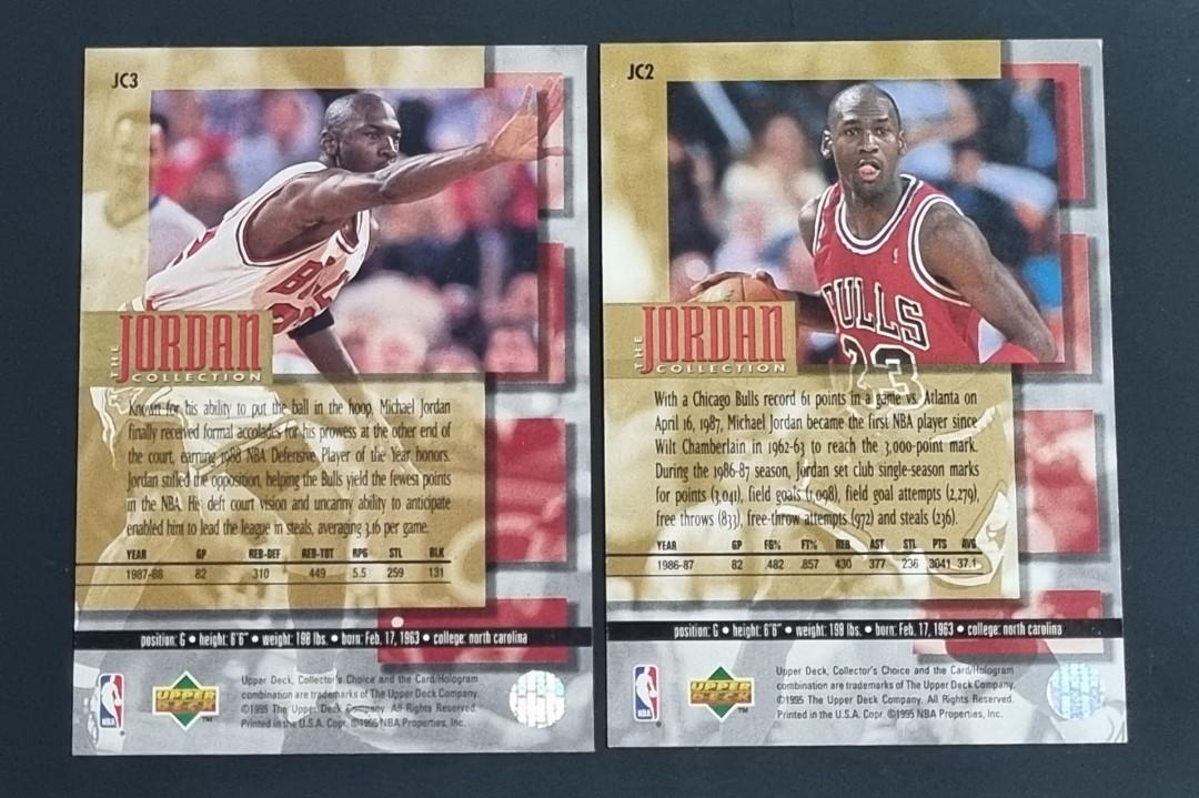 Michael Jordan The Jordan Collection Cards, Hobbies & Toys, Toys ...