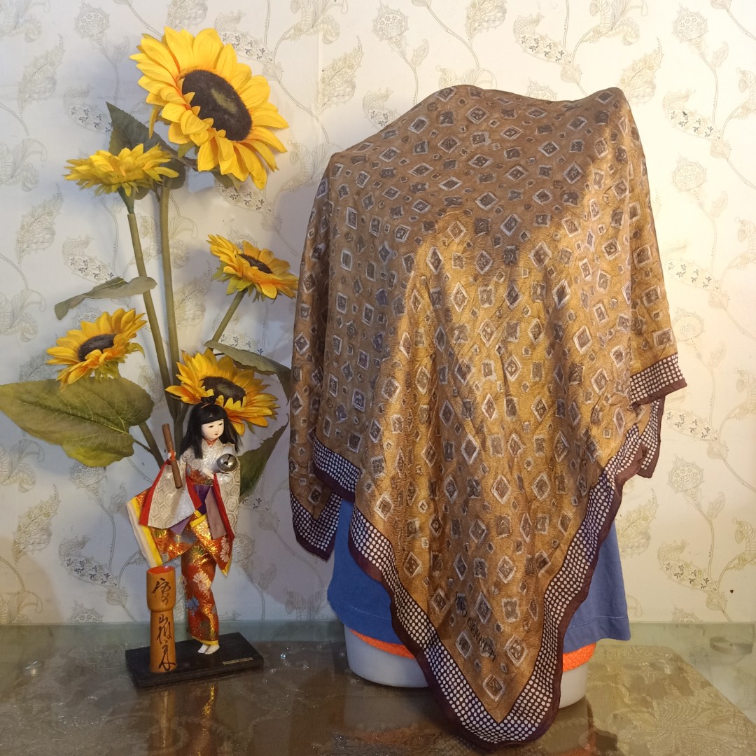 MOONBAT SILK SCARF, Women's Fashion, Watches & Accessories, Scarves on ...